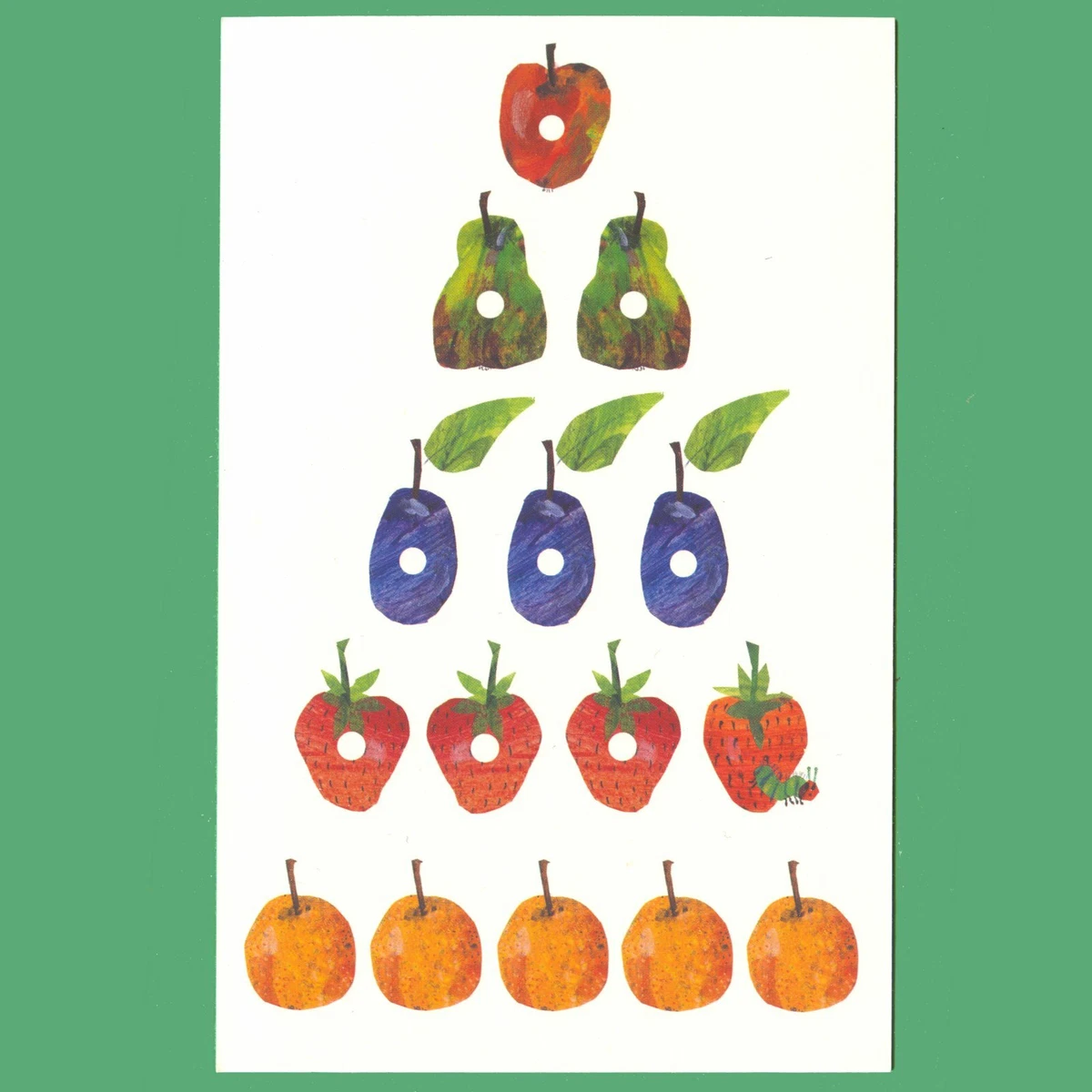 The Very Hungry Caterpillar Fruit Templates