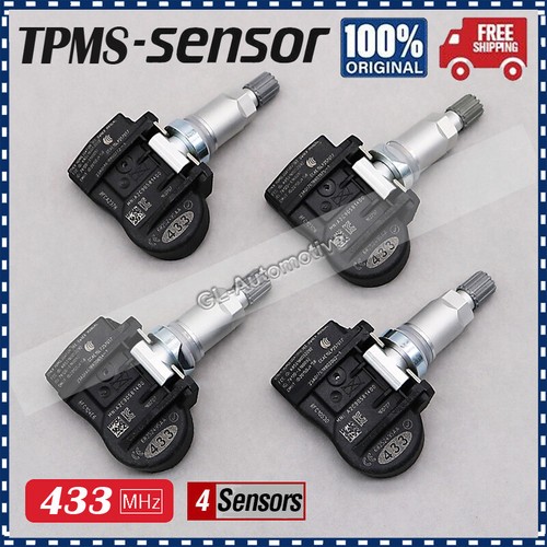 New 4X 68252495AC Tire Pressure Sensor TPMS For Cherokee Dodge Jeep ...