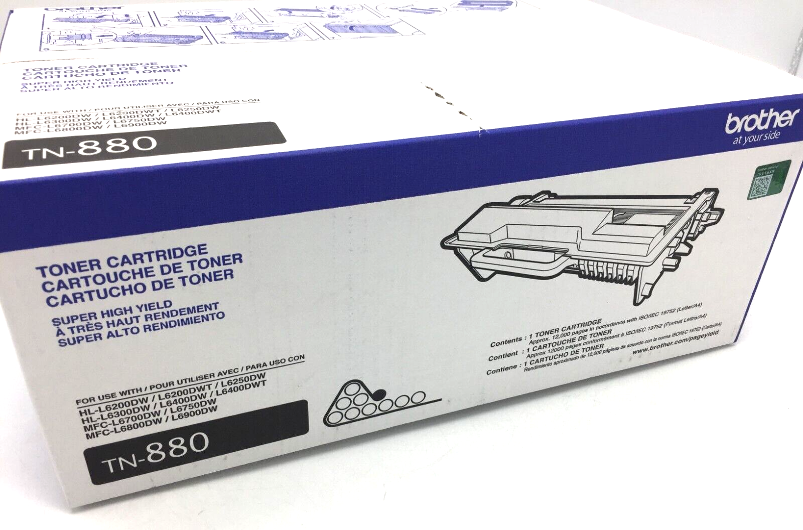 Brother TN880 Black Super High Yield Toner Cartridge Genuine New | eBay