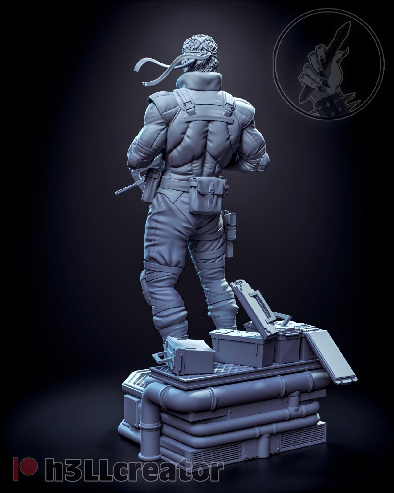 metal gear solid snake statue figure resin 1/10 unpainted | eBay.de