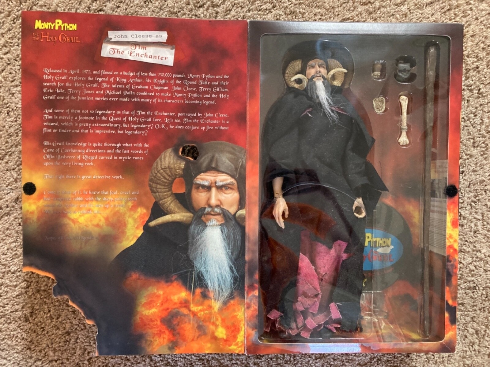 Sideshow Toys Tim the Enchanter 12" figure Monty Python and the Holy ...