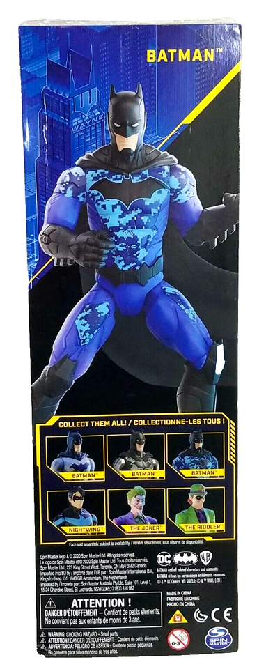 BATMAN DC Blue Camouflage outfit 2020 1st Edition 12 inch NRFB | eBay