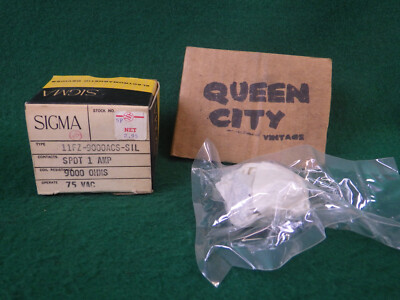 SIGMA RELAY 11FZ-9000ACS-SIL SPDT 1A-9000 ohms 75VAC New old stock | eBay