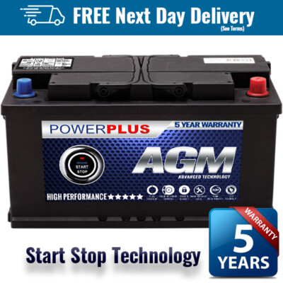 Land Rover Evoque Start Stop Car Battery AGM 110 / 115 - 5yr Warranty ...