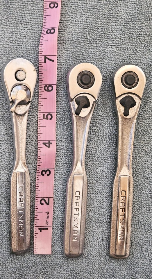 Lot of 8 Craftsman Ratchets 3 1/2" - 5/3/8" All Made in USA | eBay