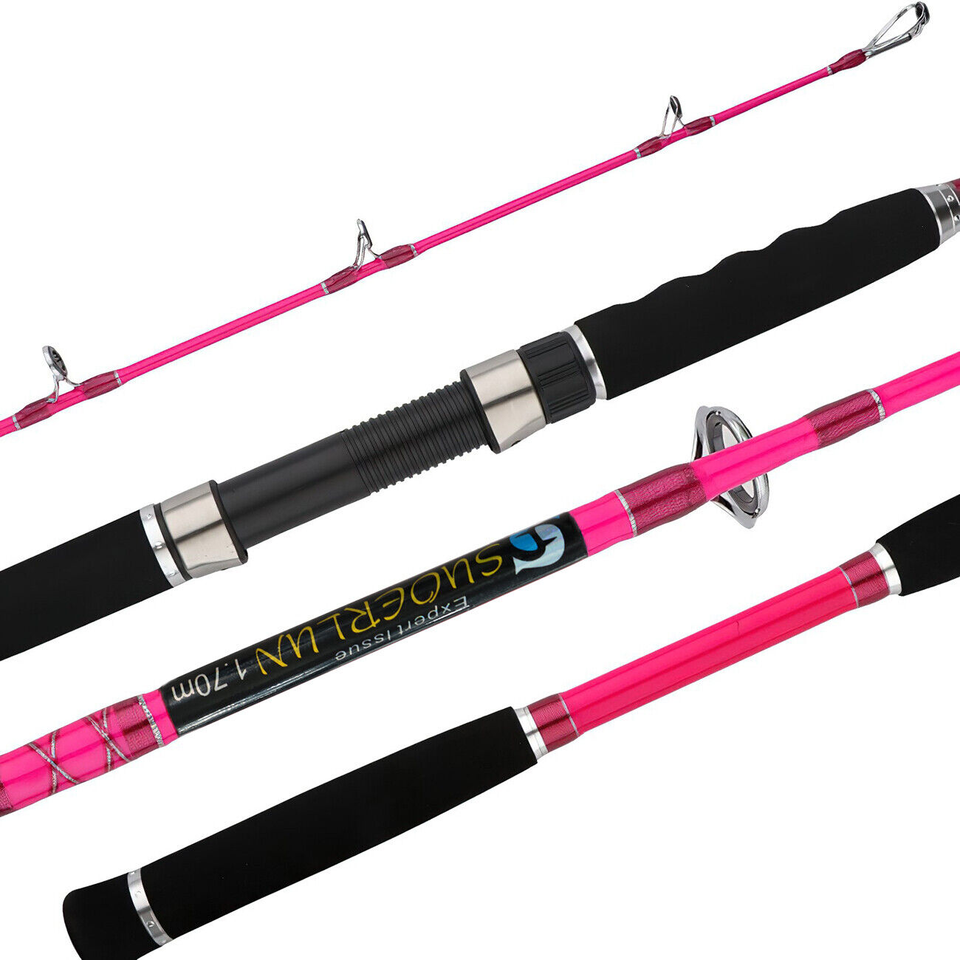 SUOELUN Saltwater Spinning Rod 5'6" 20-50lb MH Boat Trolling Jigging ...