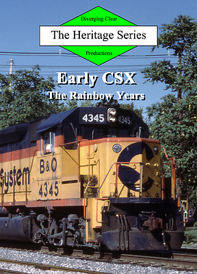 Train DVD: Early CSX with Chessie, Seaboard, Clinchfield, Family Lines ...