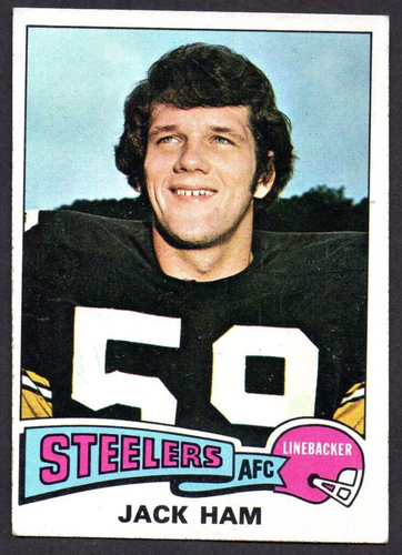 1975 Topps #125 Jack Ham Pittsburgh Steelers VG HOF | eBay