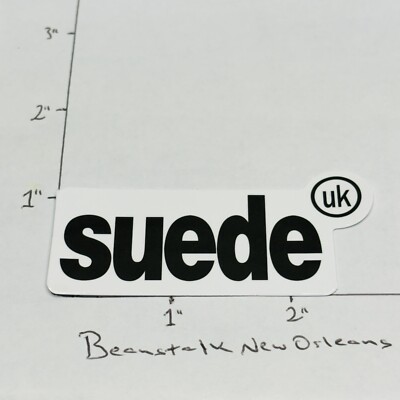 NEW‼ SUEDE UK British Rock Band Music Vinyl Sticker Decal • FREE SH w ...
