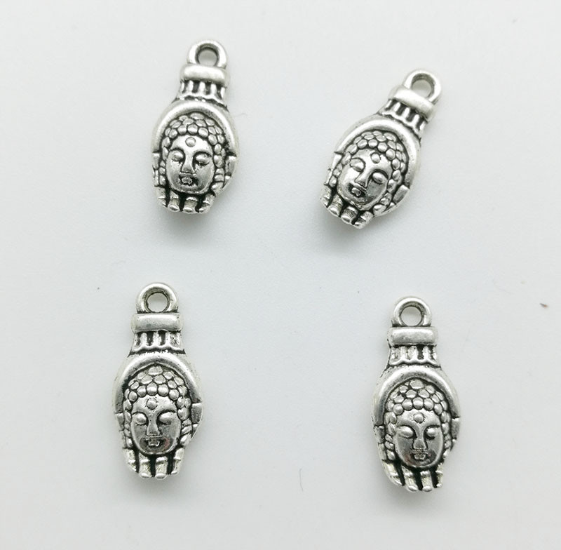 10/30pcs Buddha Head Hand Alloy Charms Pendants DIY Jewelry Accessories ...