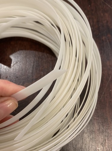 9mm X 1mm Clear Flat Plastic Bone Corset Stays Continuous Roll Boning ...