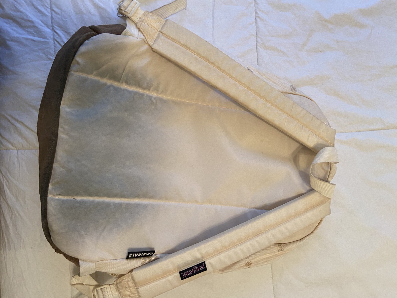 Jansport cream Pineapple backpack 13x18 | eBay