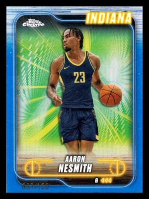 2024-25 Topps Chrome - Aaron Nesmith #21 Blue Refractor /150 Indiana ...