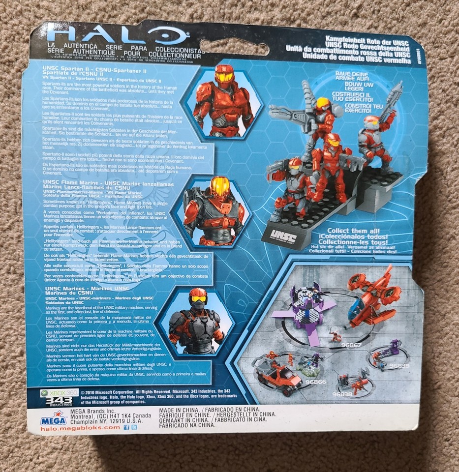 UNSC Red Combat Unit HALO Mega Bloks Set 3 In Box | eBay