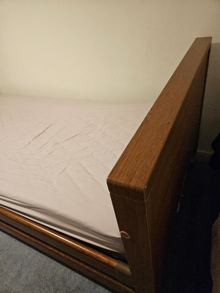 Drive Casa Med Classic FS Profiling Bed with Side Rails - Walnut | eBay UK