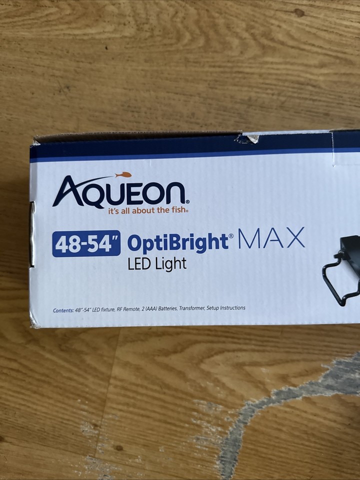 Aqueon LED OptiBright Plus Light Fixture, 48-54 Inches - remote control ...