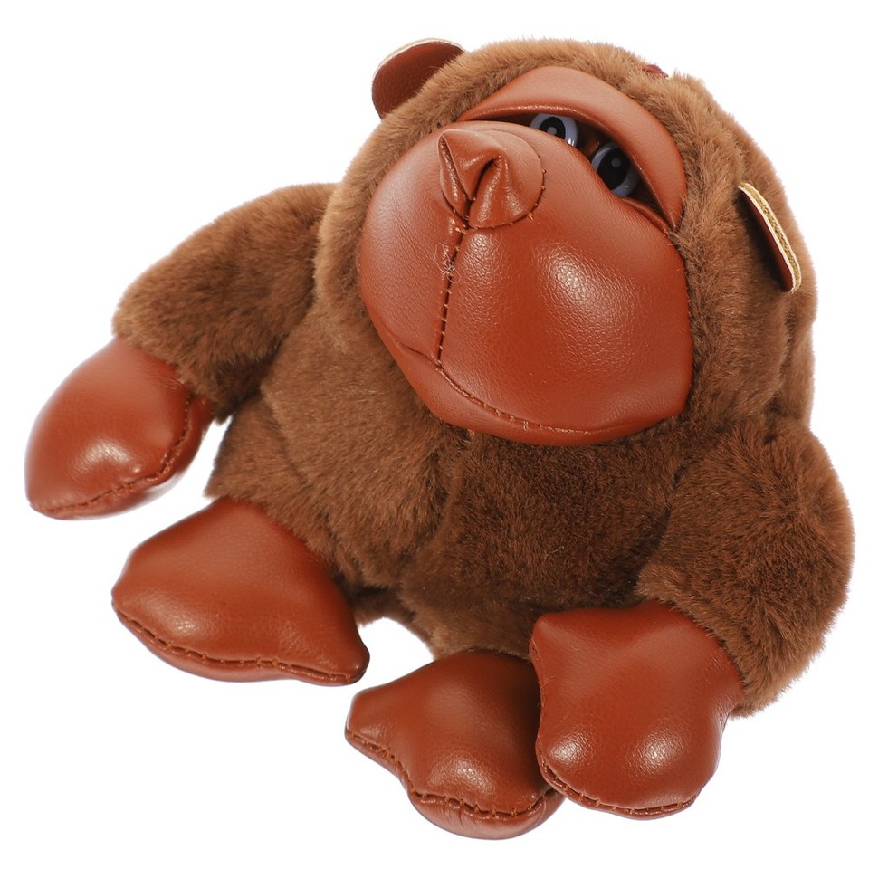 Plush Backpack Accessories Bag Pendant Gorilla Stuffed Animal Key Chain ...