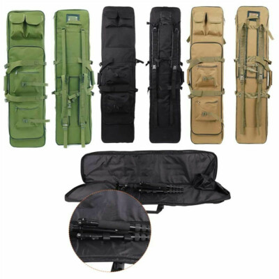 Strong Padded Air Rifle Gun Carry Case Bag Backpack Hunting Shooting ...