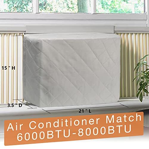 2 Pack Indoor Air Conditioner Cover for Window Units, Inside Window AC ...