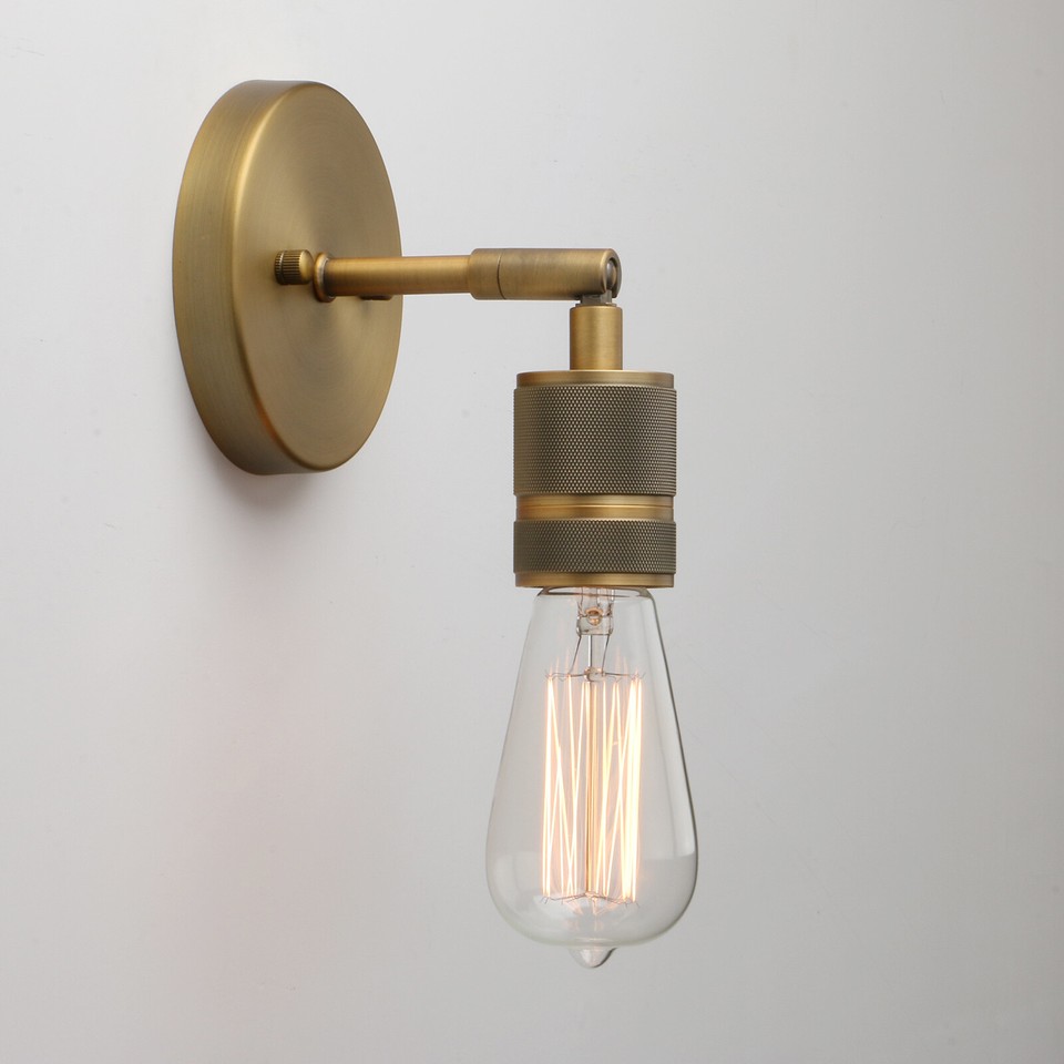 Set of 2 Retro Industrial Copper E27 Bare Lampholder Sconce Wall Lights Fixture | eBay UK