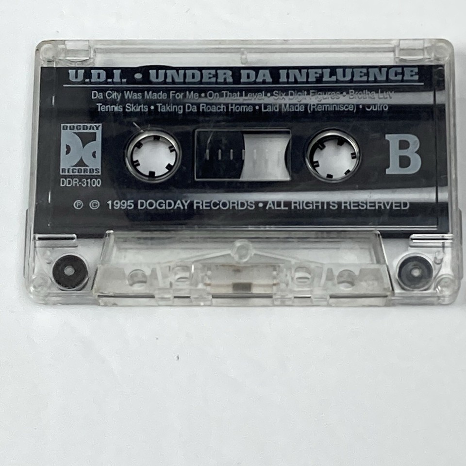 U.D.I. Under Da Influence DDR 3100 Cassette Tape Gangsta Rap Bay Area ...