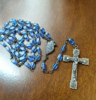 Rosaries - Cobalt Blue
