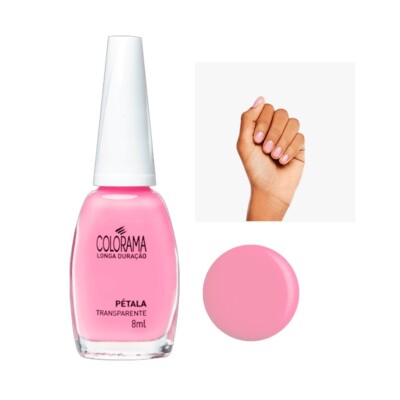 Colorama Petala Transparente Nail Polish French Clear Pink Long Lasting ...