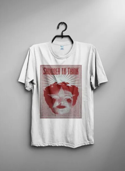 HOT Reprinted Shudder to think band t-shirt, gift for fan, rock band ...
