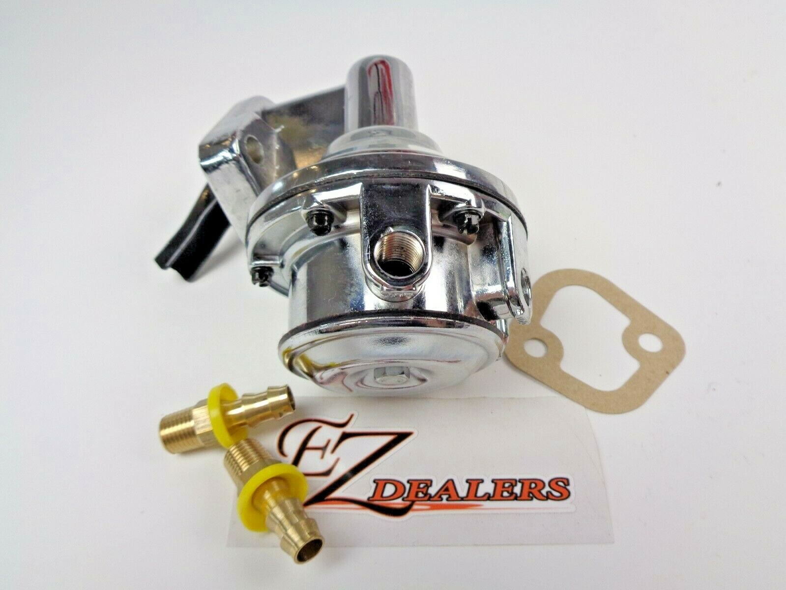 Big Block Chevy Fuel Pump Chrome high Volume BBC,80 GPH Street Rod Rat ...