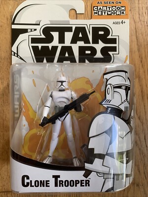 Star Wars The Clone Wars Cartoon Network Card Clone Trooper | eBay UK