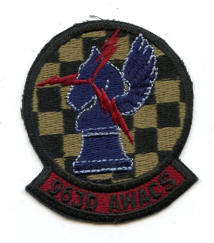 USAF 962nd 962D AWACS Patch 1980s | eBay UK