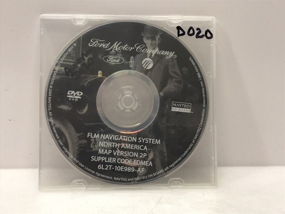 D020 Ford Motor FLM Navigation System: North America Map 2006 6L2T ...