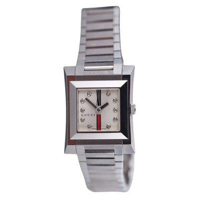 Gucci Guccio Diamond Ladies Quartz Watch 111 YA111503 | eBay