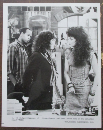 PRESS PROMO PHOTO TV SITCOM THROB JANE LEEVES DIANA CANOVA 1986 8X10 B ...