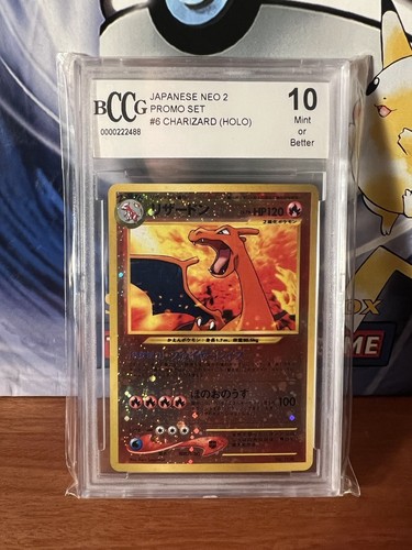 Japanese Charizard Neo 2 Promo No. 006 BCCG Beckett Mint 10 | eBay