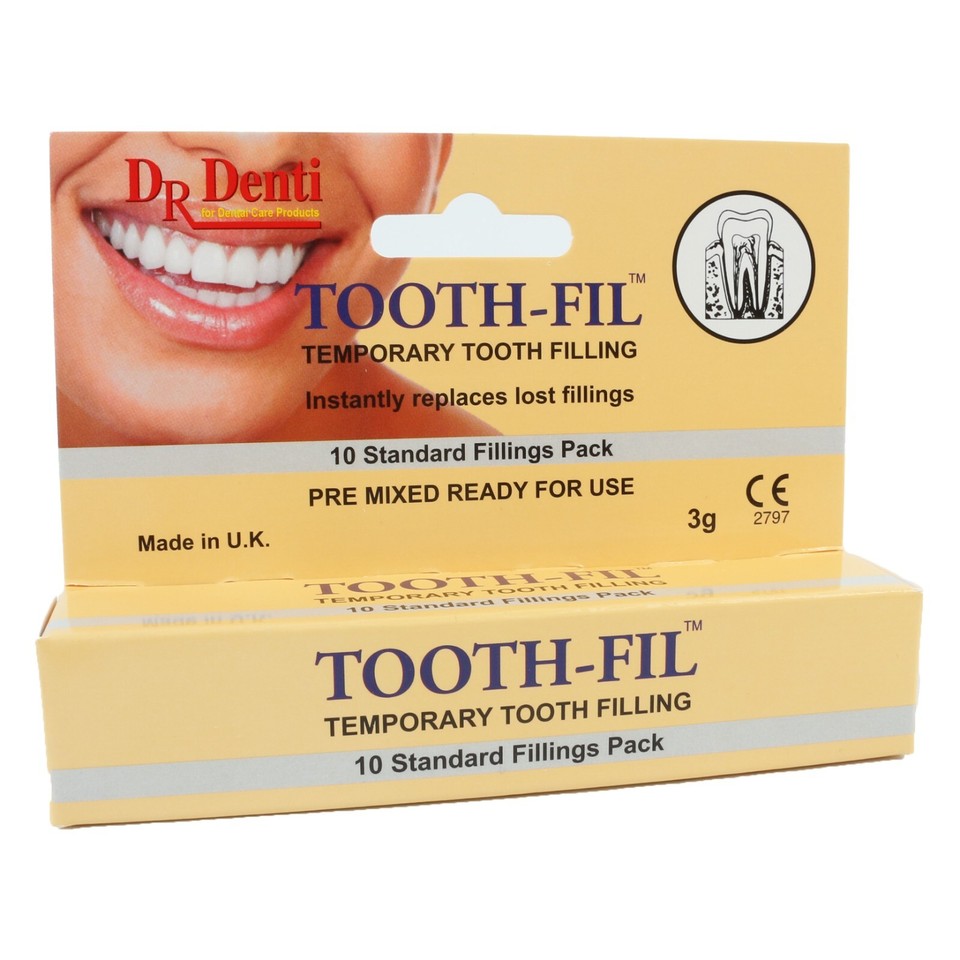 NO MIX STRONG TOOTH CAP/FILLING FILLER Loose Teeth Temporary Dentist ...