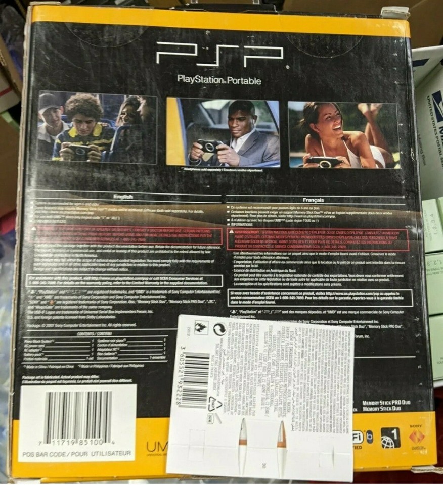 Sony PSP 2000 Launch Edition 64MB Handheld System - Piano Black ...