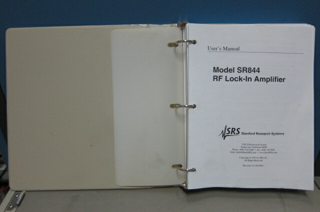 Stanford Research Systems SR844 RF Lock-In Amplifier, 25KHz-200MHz | eBay