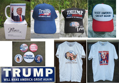 Donald Trump Campaign Memorabilia Lot - 11 Pieces | eBay