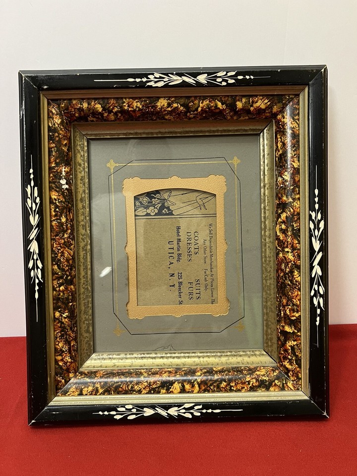 Pair Of Antique Deep Well Frames W Glass & Matts 14”x12.25” - Set of 2 ...