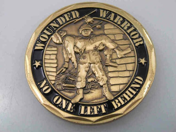 Army Wounded Warrior No One Left Behind Challenge Coin for sale online ...