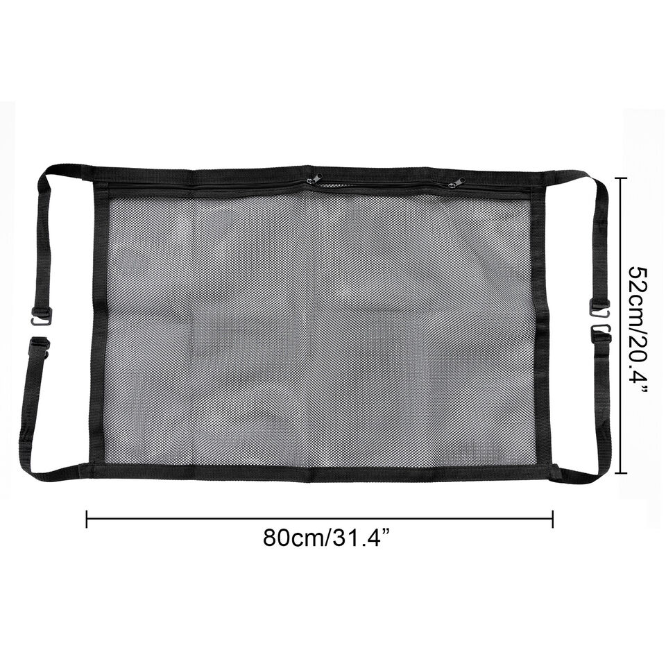 Car Roof Ceiling Net Mesh Storage Pouch Ceiling Pocket Organizer Bag ...