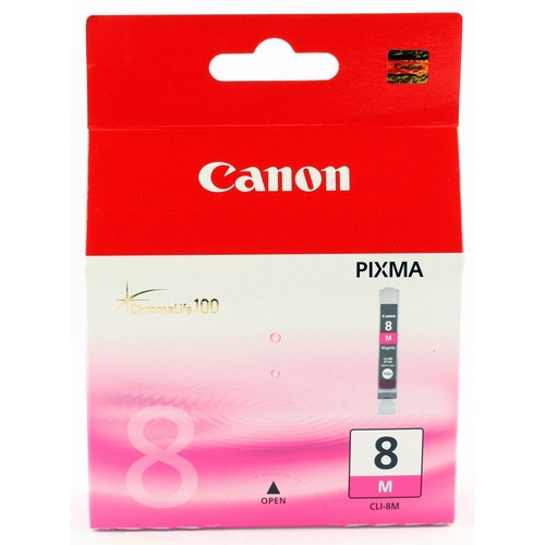 Canon Genuine CLI-8M MAGENTA Ink For MP500 MP530 MP600 MP610 MP800 - 53 ...