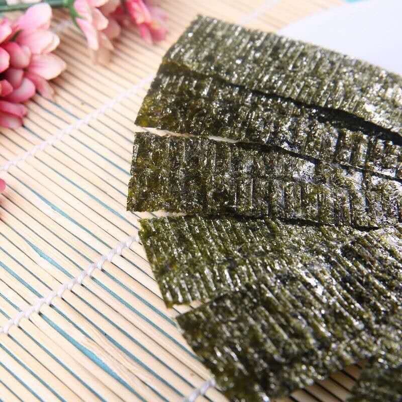 Seasoned seaweed (100 packets), sushi seaweed, delicious rice wrapped ...