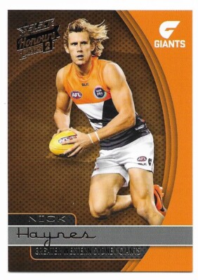 2015 SELECT HONOURS GWS GIANTS NICK HAYNES #107 CARD AFL | eBay Australia
