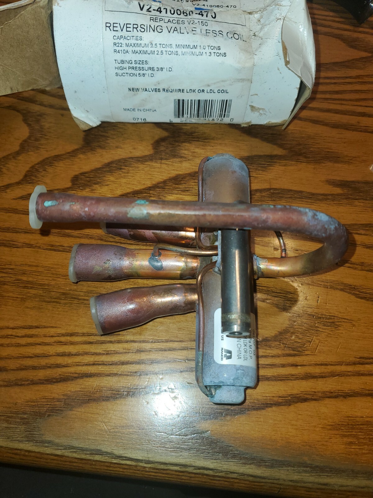 RANCO V2-410060-470 Heat Pump Reversing Valve,3/8x5/8 In | eBay