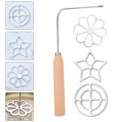 Kitchen Pastry Molds Fried Snack Non Stick Timbale Fritter Waffle Maker ...