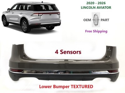 OEM 2020-2026 Lincoln Aviator Rear Bumper 4 Sensors Harbor Grey #10 | eBay