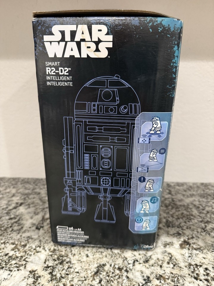 STAR WARS Disney Smart Robot 9 inch Action Figure - R2-D2 Phone Control ...