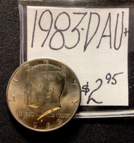 1983 D Kennedy Half Dollar AU+! ENN Coins | eBay
